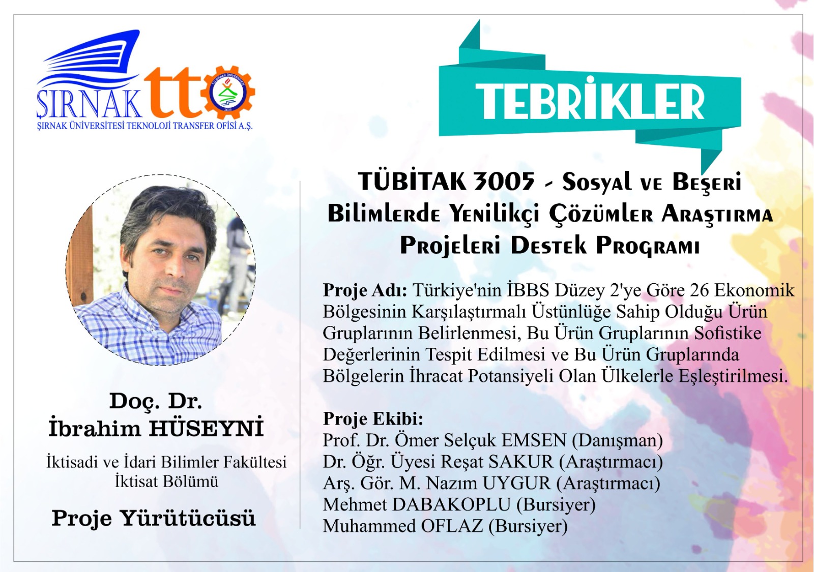 TÜBİTAK 3005 - Sosyal ve Beşeri Bilimlerde Yenilikçi Çözümler Araştırma ...